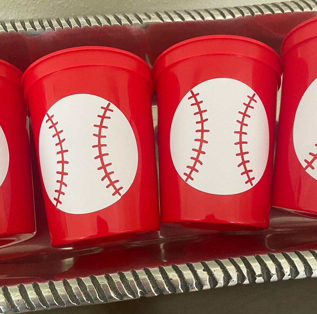 Baseball 16oz Reusable Stadium Cups Birthday Party Favors - Etsy