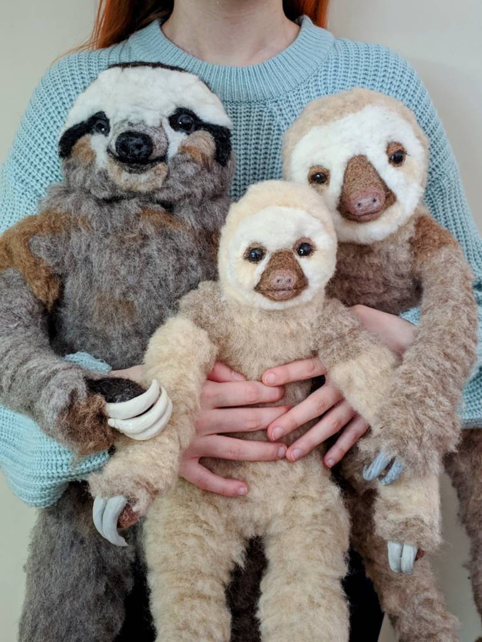 READY TO SHIP Meg's Menagerie: Dora the Two-toed Sloth | Etsy