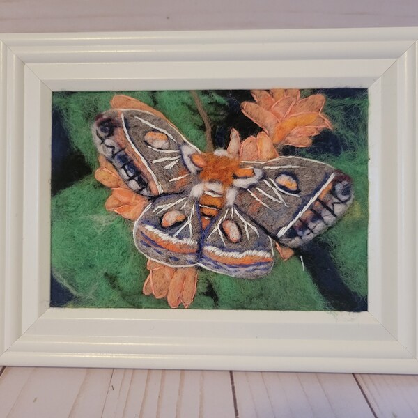 Needle Felted Moth - Etsy
