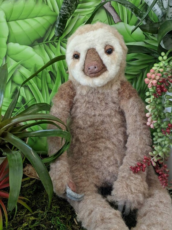 READY TO SHIP Meg's Menagerie: Dora the Two-toed Sloth | Etsy