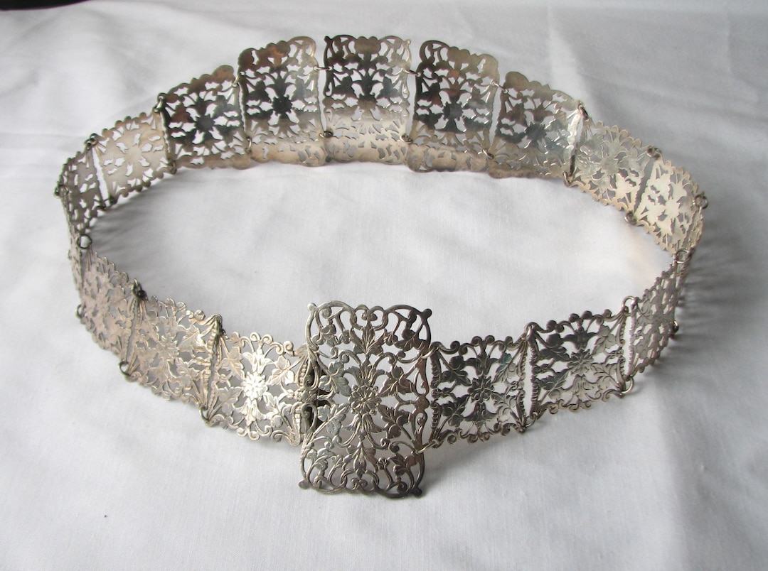 Antique Edwardian Victorian EPNS Silver Plated Nurses Belt - Etsy
