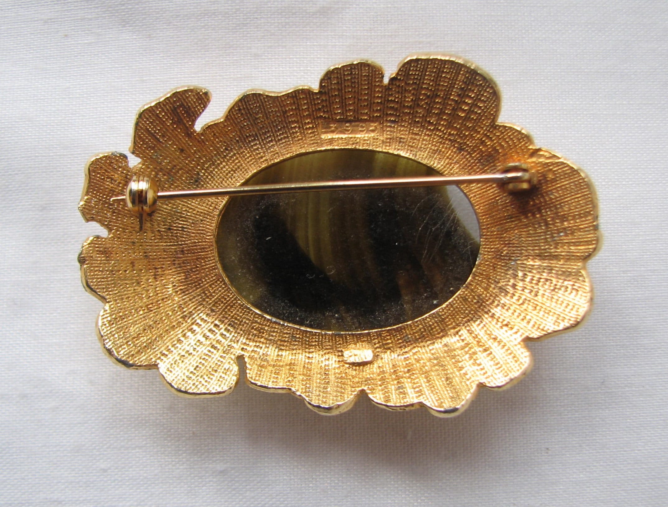 Vintage Spectacular Huge SPHINX Brooch Pin Agate Glass Cabochon - Etsy