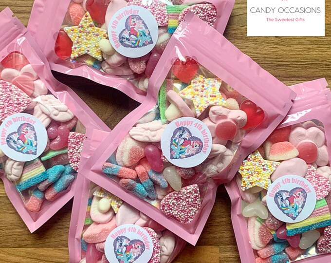 Pre Filled Sweet Favour Bags Birthday Party - Etsy UK