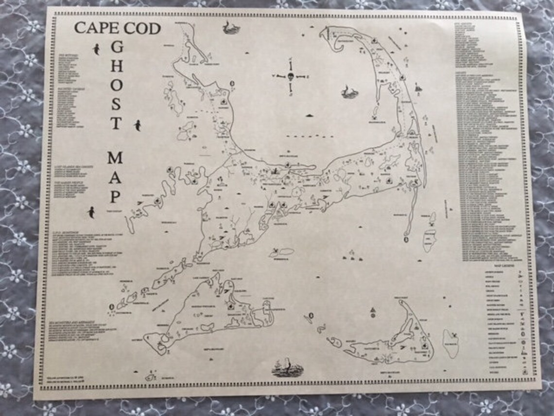 1 - Cape Cod Treasure Map History and Folklore and Shipwrecks Around ...