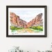 Big Bend National Park Print, Watercolor Painting, Nature Gallery Wall ...