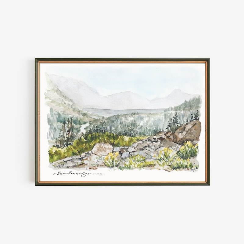Colorado Watercolor - Etsy