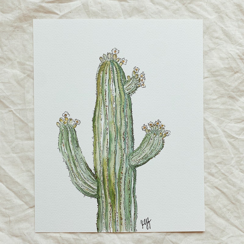 Saguaro Painting - Etsy