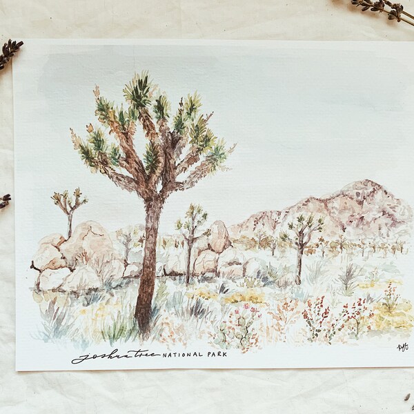 Joshua Tree Painting - Etsy