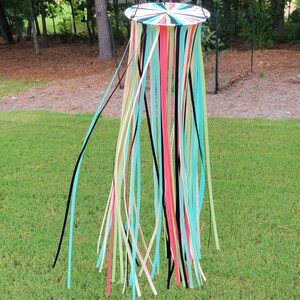 Delicate Elegance! Windsock Spinner Made of Double Faced Satin Ribbon ...