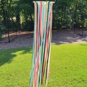 Delicate Elegance! Windsock Spinner Made of Double Faced Satin Ribbon ...