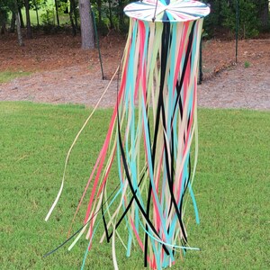 Delicate Elegance! Windsock Spinner Made of Double Faced Satin Ribbon ...