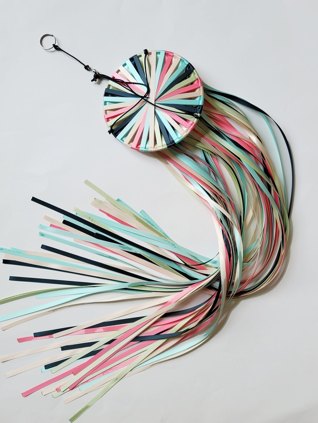 Delicate Elegance! Windsock Spinner Made of Double Faced Satin Ribbon ...