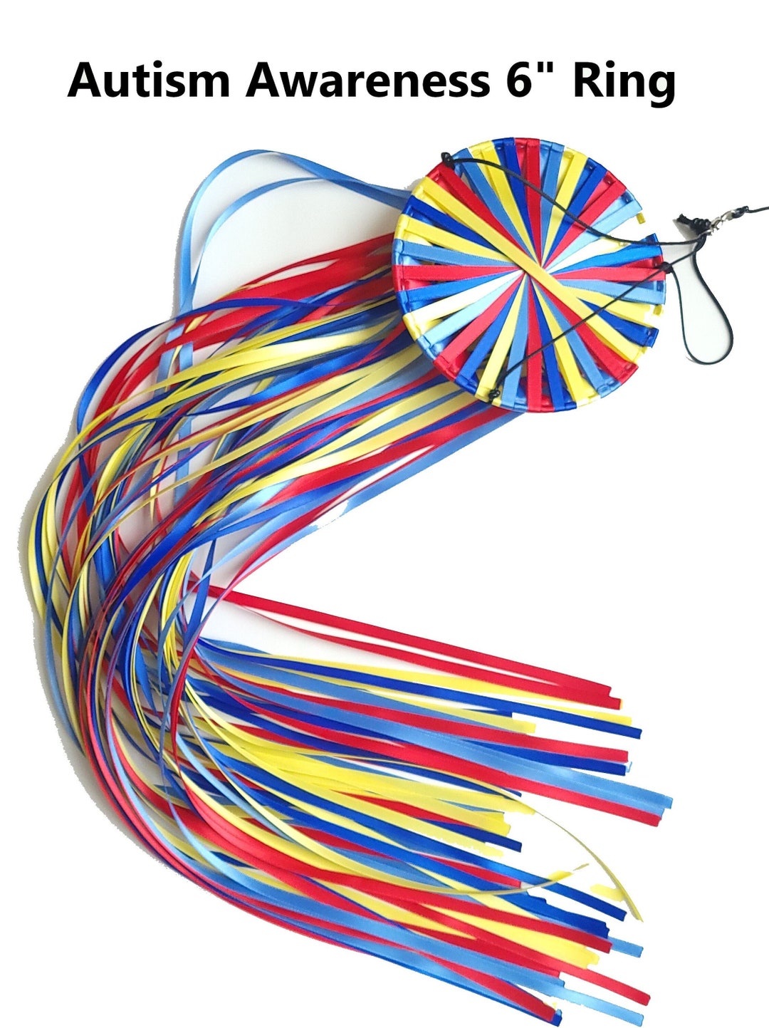 Autism Awareness! Ribbon Windsock, Wind Ribbons, Streamer of Double ...