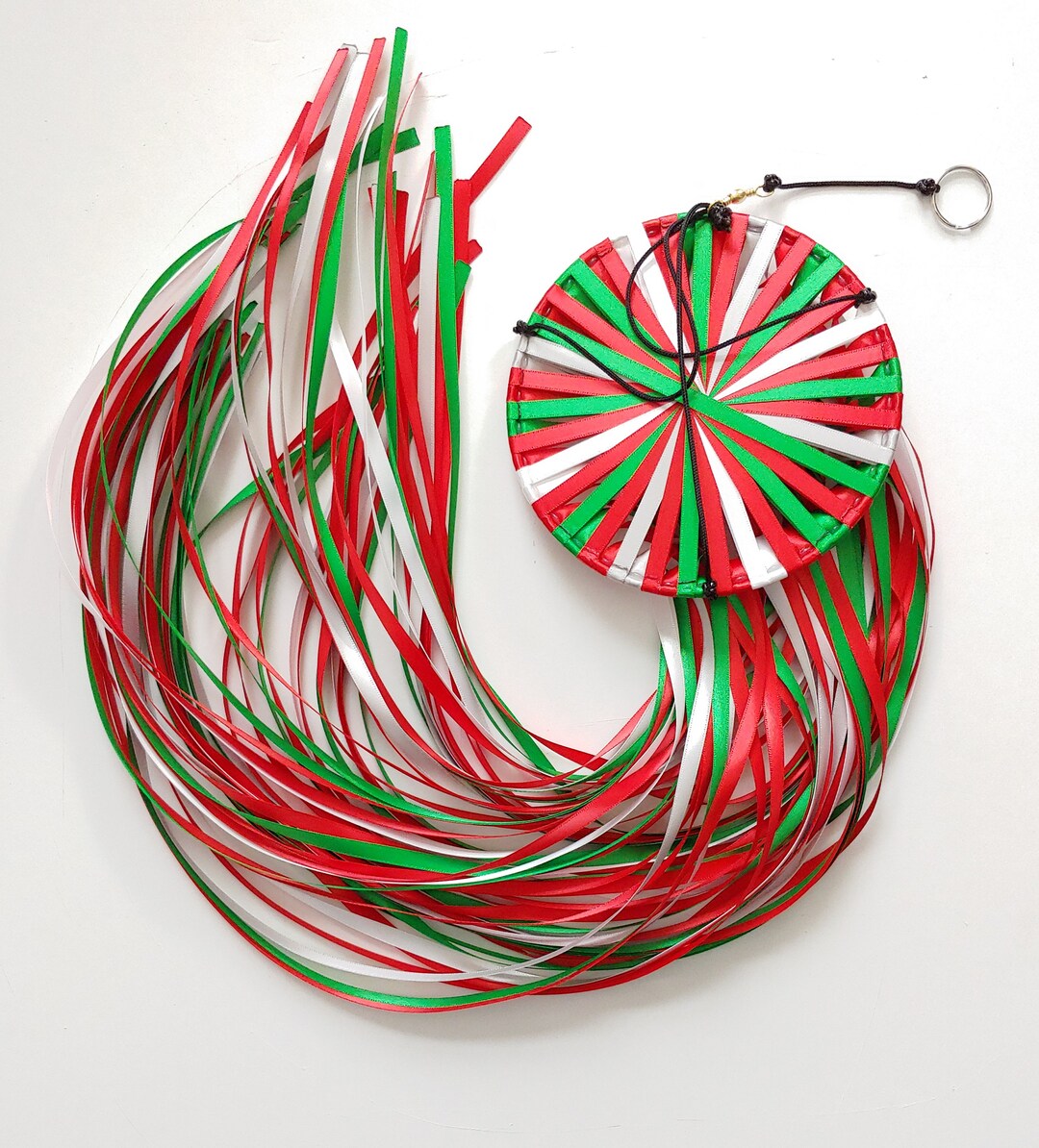 Christmas Carousel! Ribbon Windsock Streamer Double Faced 100% ...