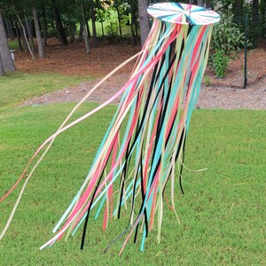 Delicate Elegance! Windsock Spinner Made of Double Faced Satin Ribbon ...