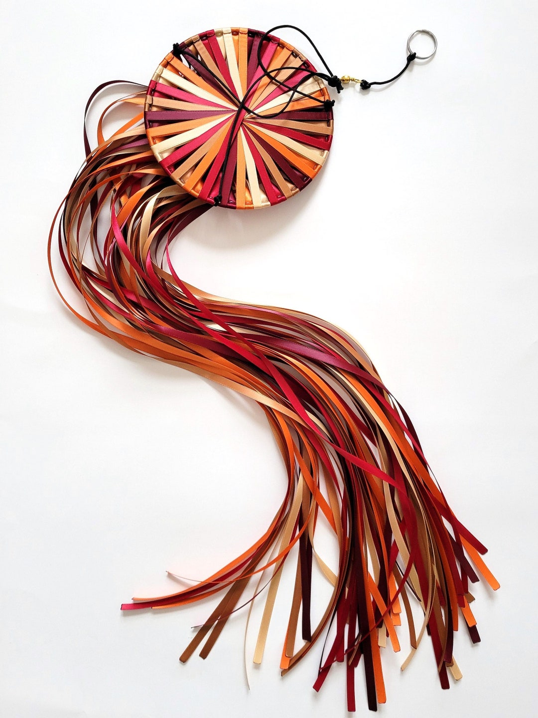 Autumn Leaves II! Ribbon Windsock, Wind Ribbons, Streamer, Double-faced ...
