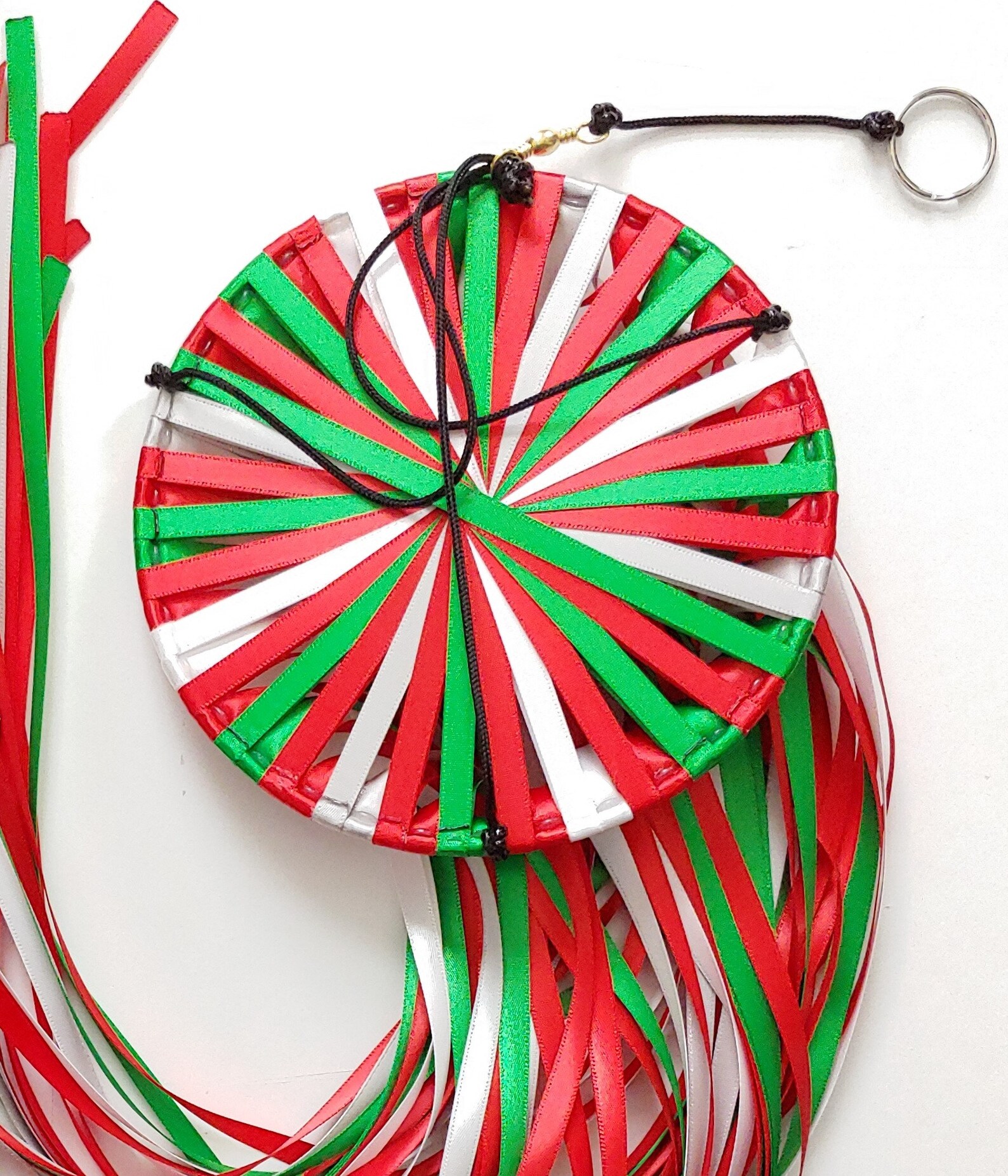 Christmas Carousel Ribbon Windsock Streamer Double Faced 100% - Etsy