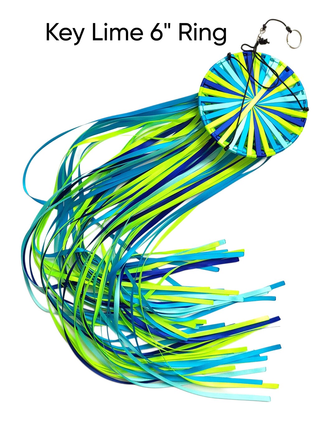 Key Lime! Ribbon Windsock, Wind Ribbons, Streamer of Double-faced Satin ...