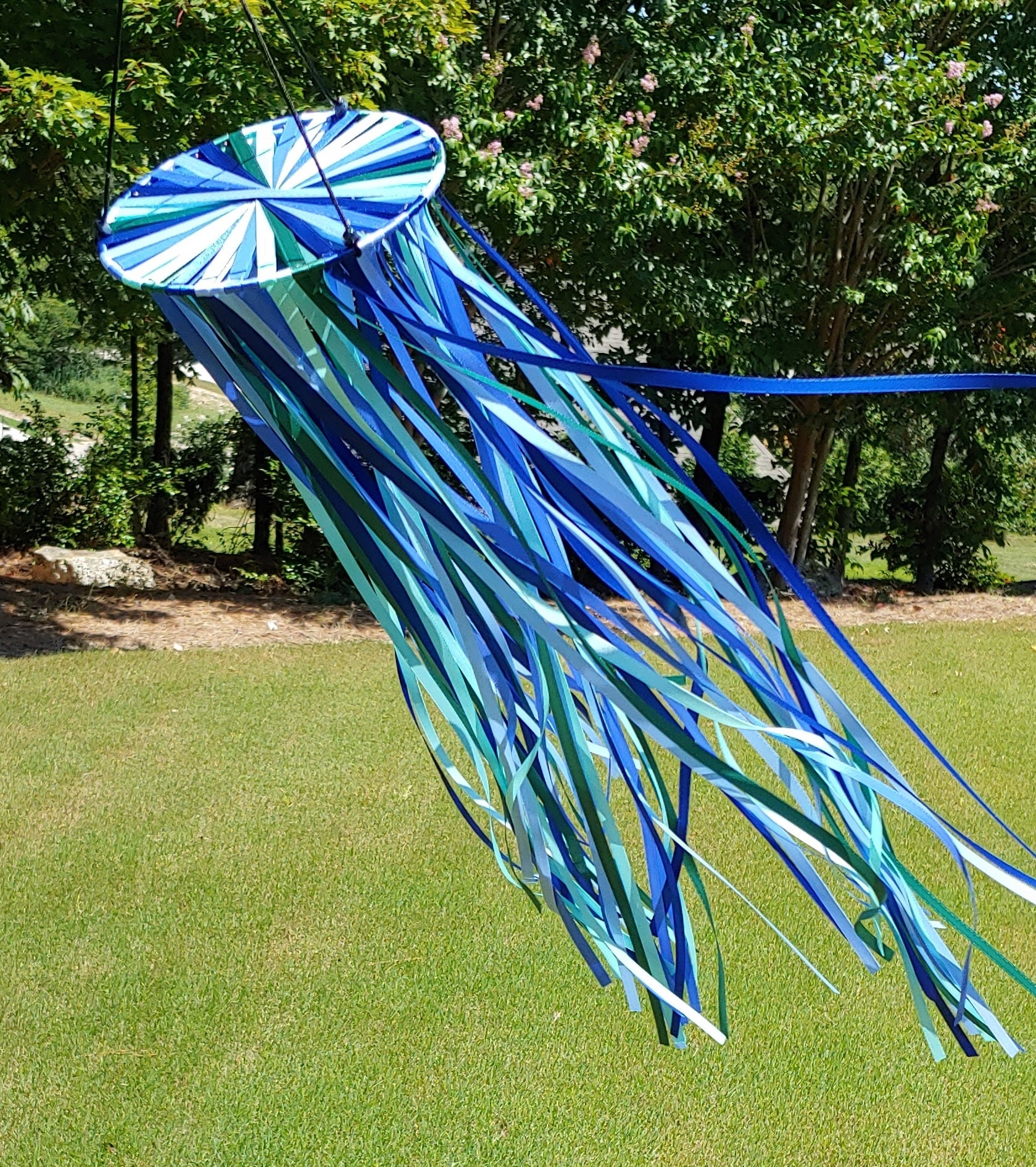 Mountain Lake Wind Streamer Windsock Handcrafted - Etsy