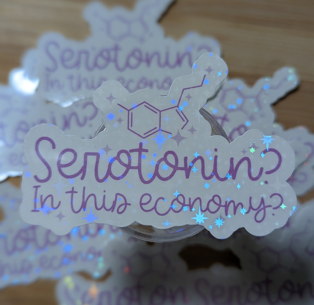 Serotonin Holographic Sticker - Etsy