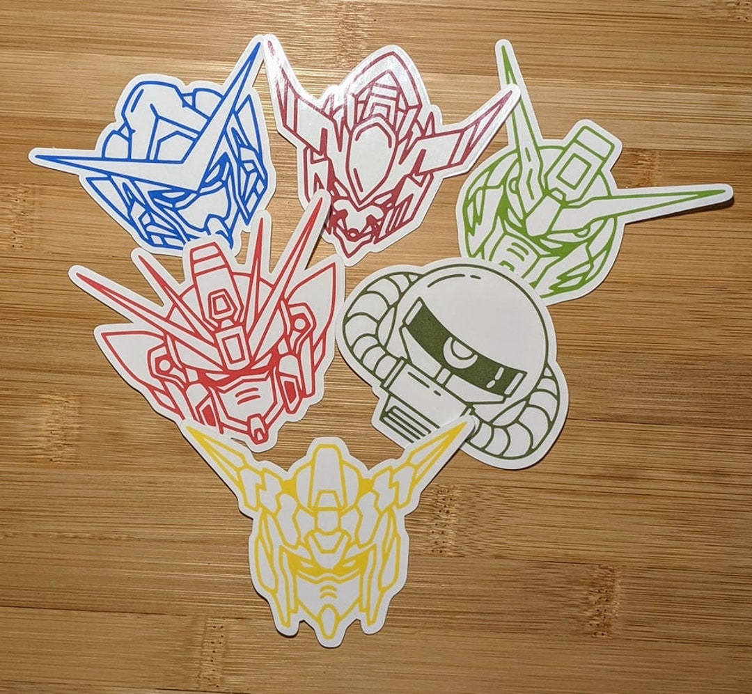 Gundam Sticker Pack - Etsy