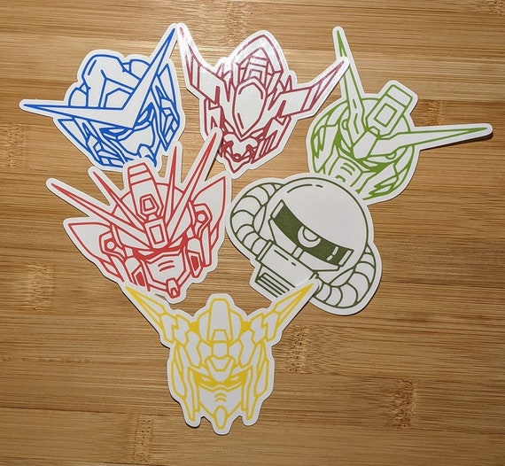 Gundam Sticker Pack - Etsy