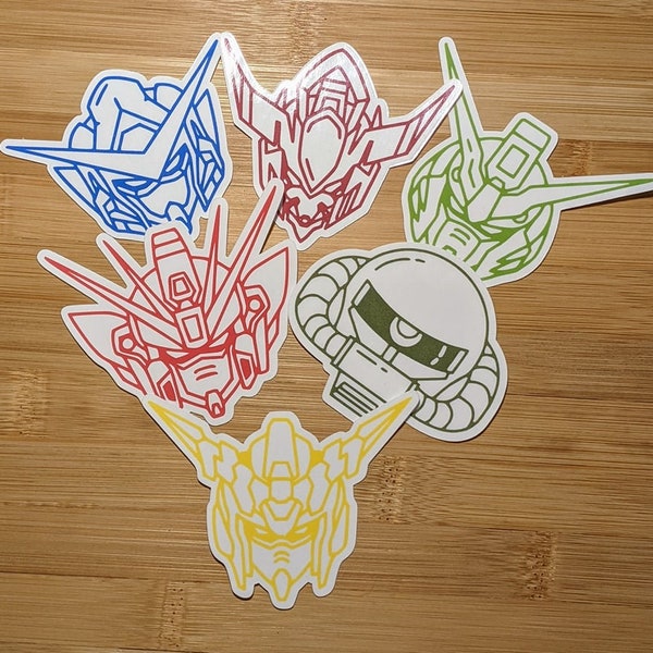 Gundam Sticker - Etsy