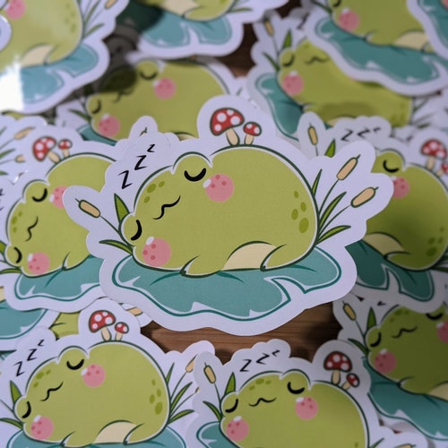 I'm Chonky Frog Sticker/meme Frog/cute Frog Sticker/froggy - Etsy