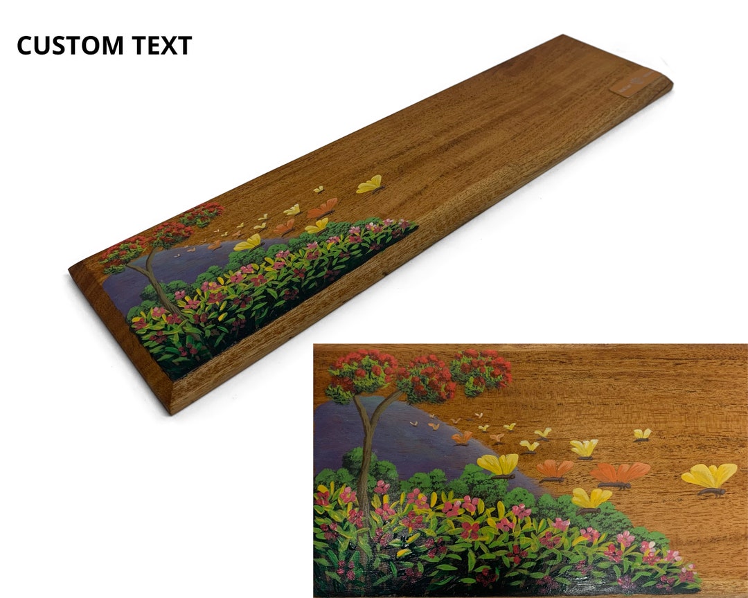 Personalizable Wooden Sign Featuring a Nature Painting Wood Signs ...
