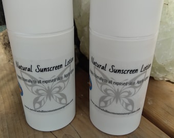 All Natural Sunscreen SPF 30 Sunblock. Non Nano Zinc - Etsy