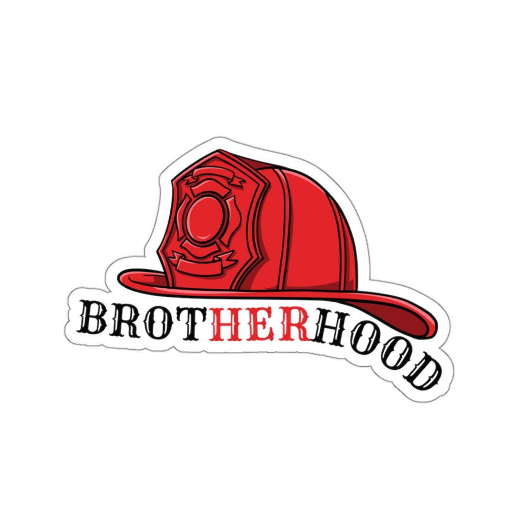 Female Firefighter Sticker, Firefighter Sticker, Fireman Sticker ...