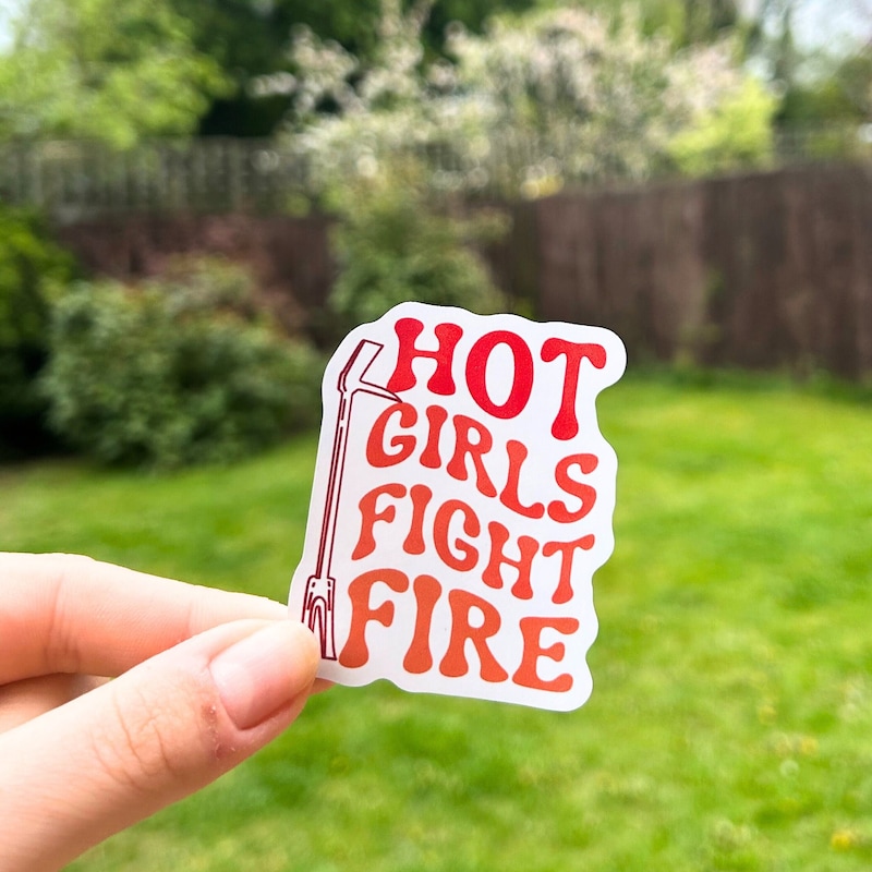 Firefighter Stickers - Etsy