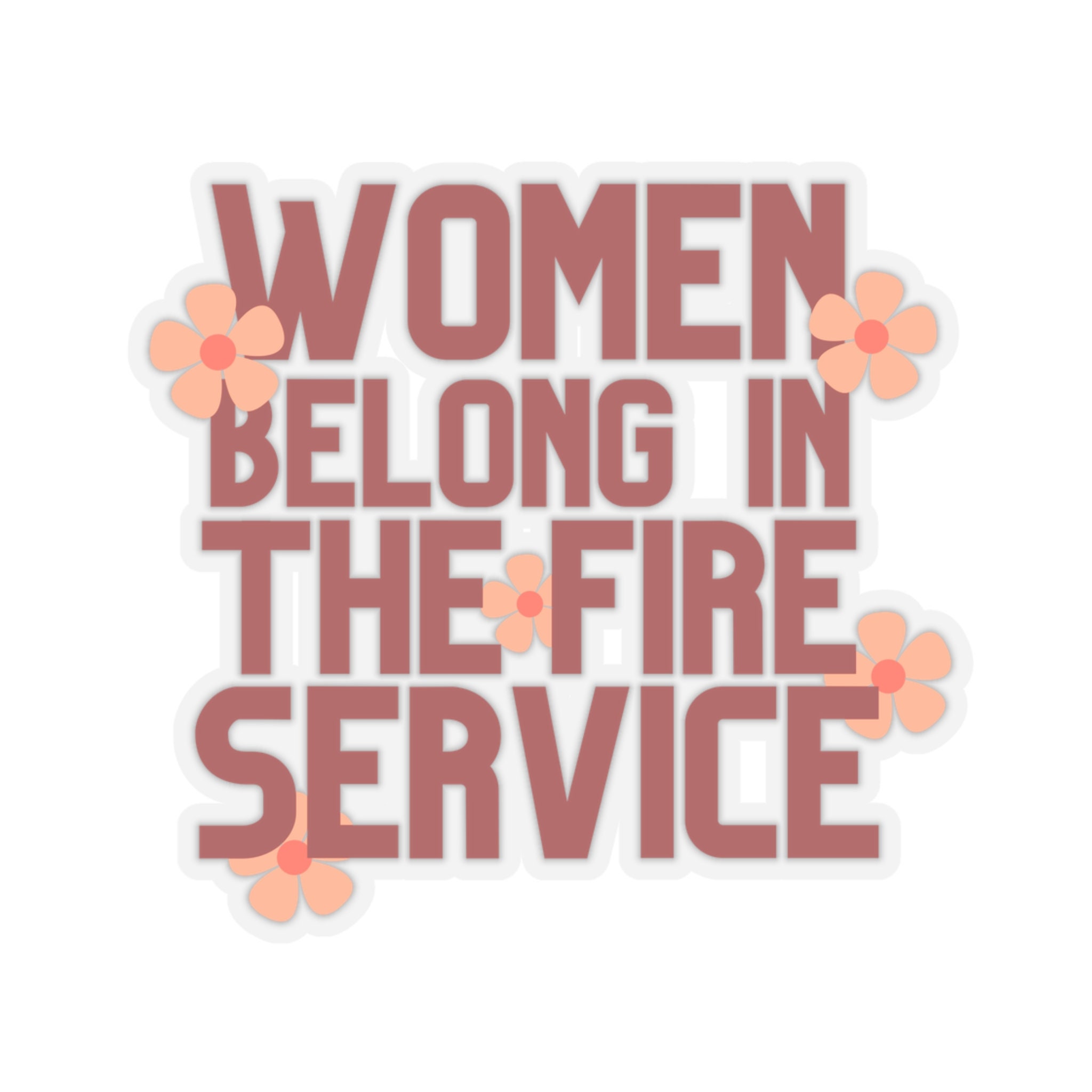 Female Firefighter Sticker Firefighter Sticker Fireman - Etsy