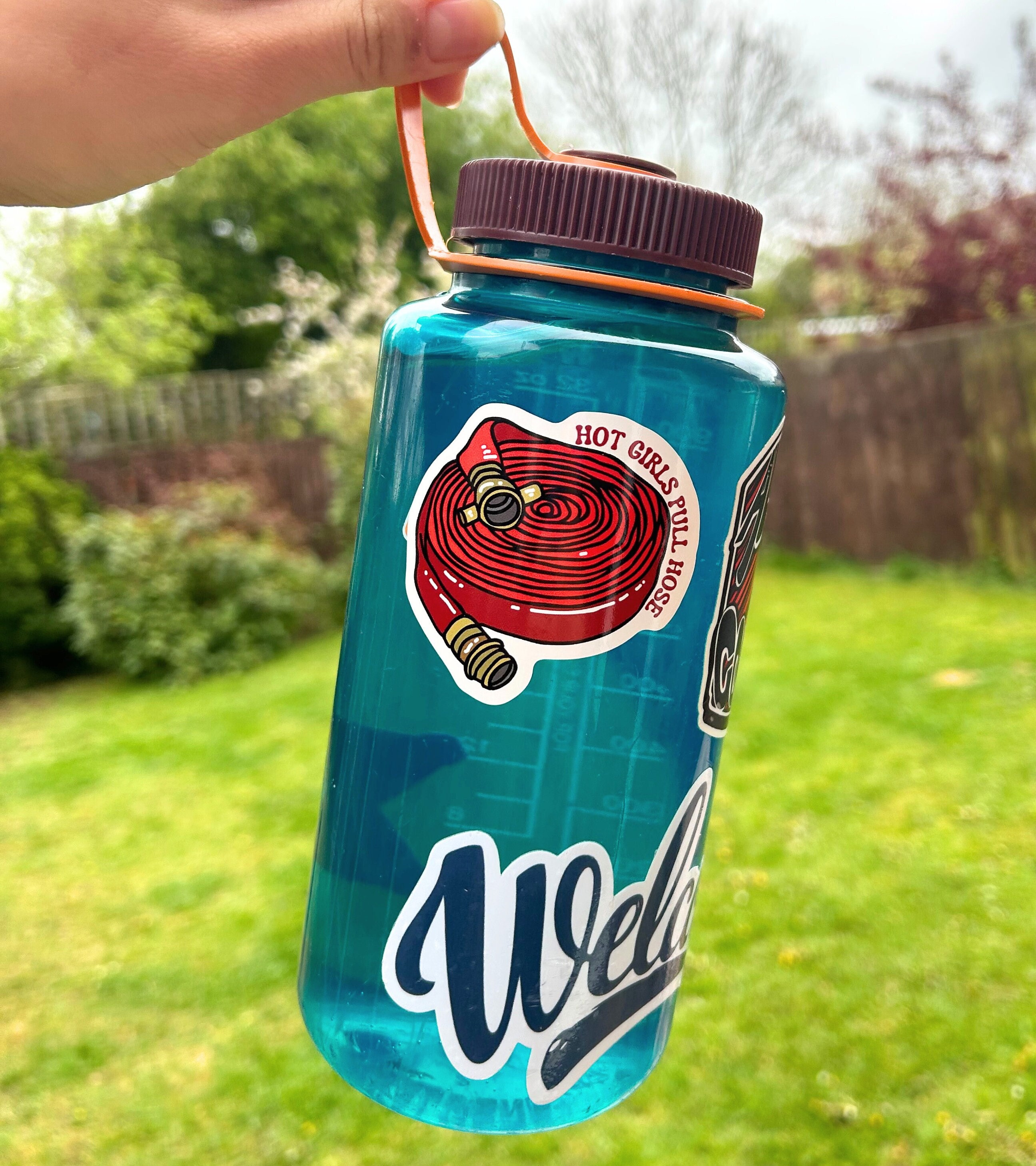 Female Firefighter Sticker, Firefighter Sticker, Fireman Sticker ...