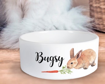 Ceramic Rabbit Bowl - Etsy