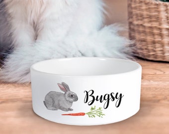 Rabbit Water Dish | Etsy