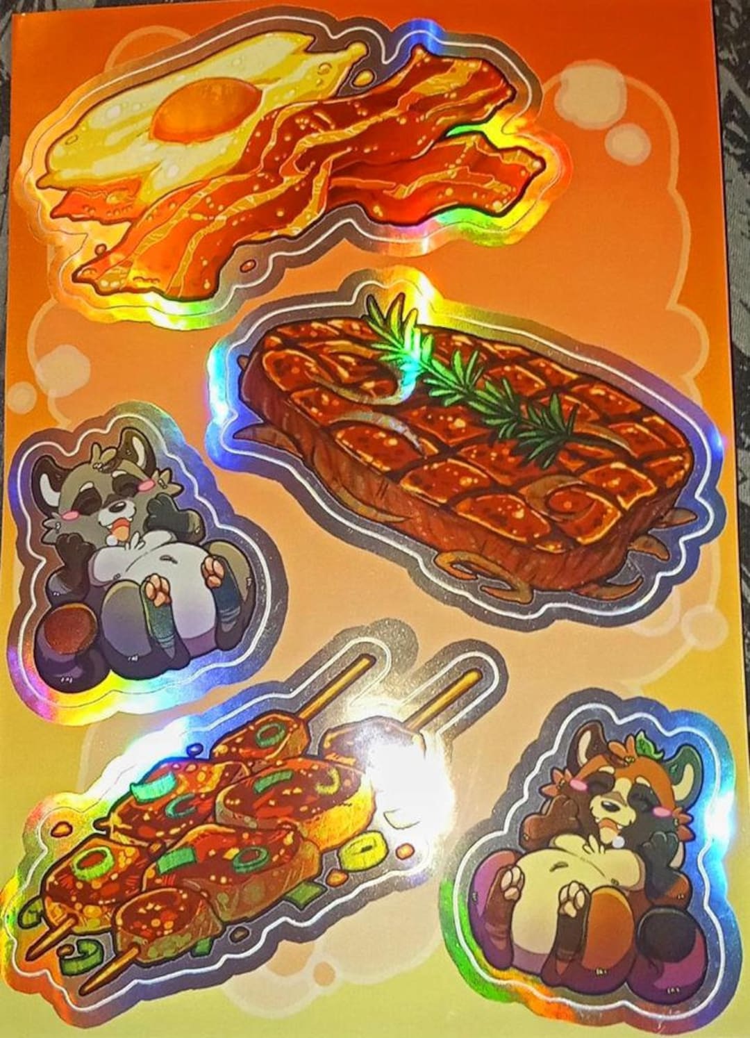 Limited Food Collab Stickersheet - Etsy