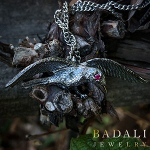 The Morrigan Crow Pendant From Kevin Hearne's the Iron Druid Chronicles ...