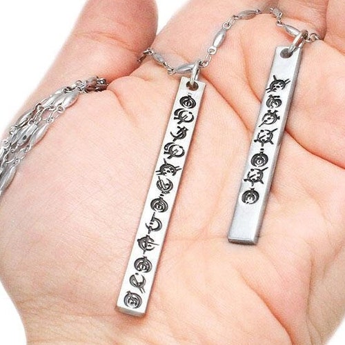Steel Alphabet Medallion Officially Licensed Mistborn Jewelry - Etsy