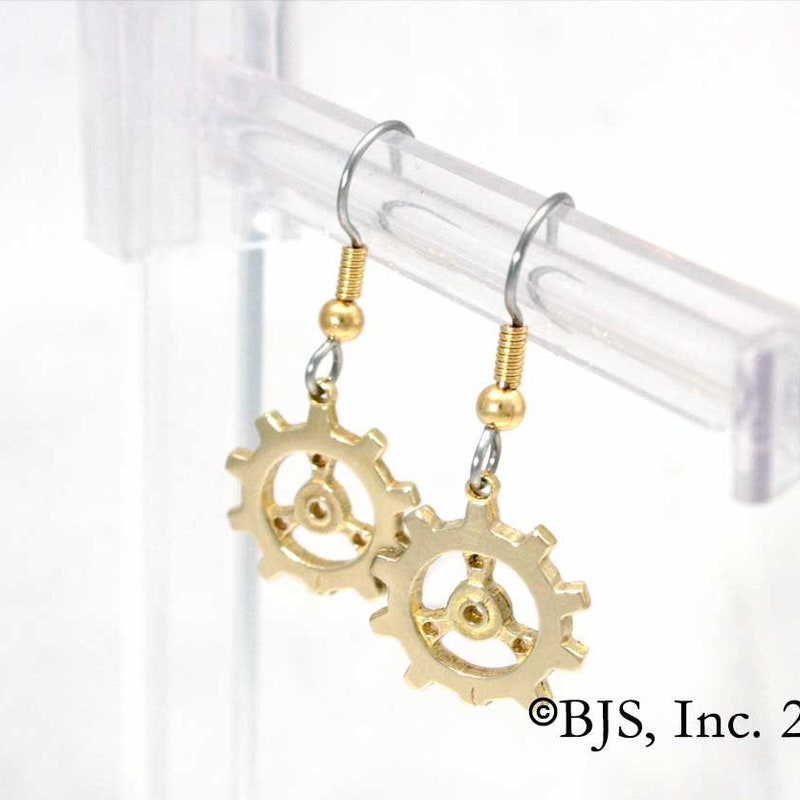 Gear Earrings - Etsy