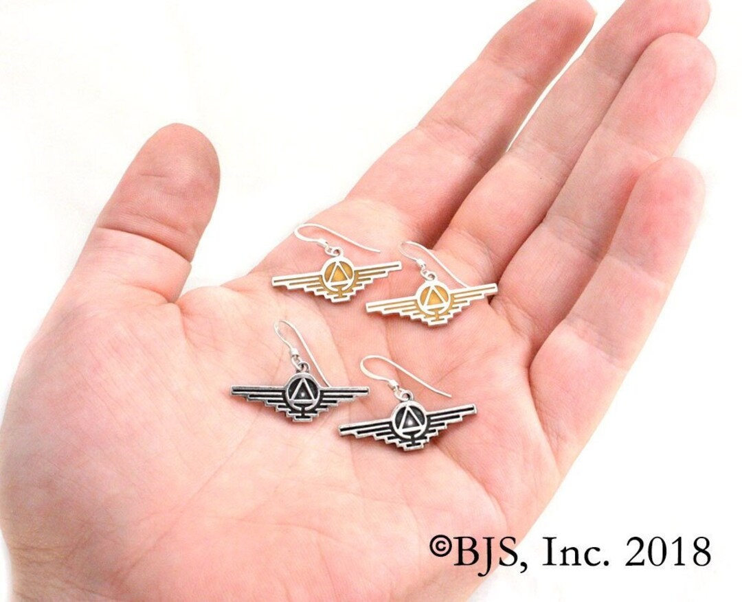 Gold Society Earrings, Officially Licensed Red Rising Jewelry With ...