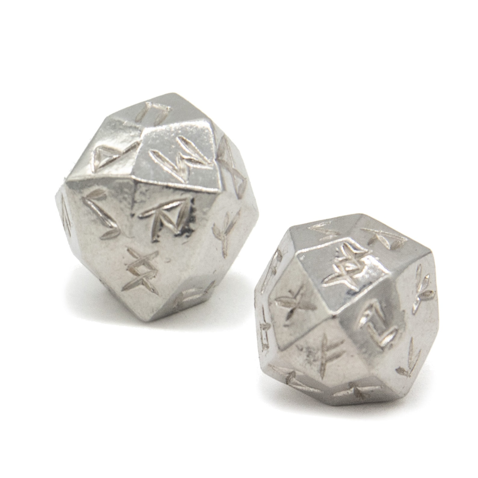 24 Sided Elder Futhark Rune Dice, Viking Rune Die, Gemstone Shape ...