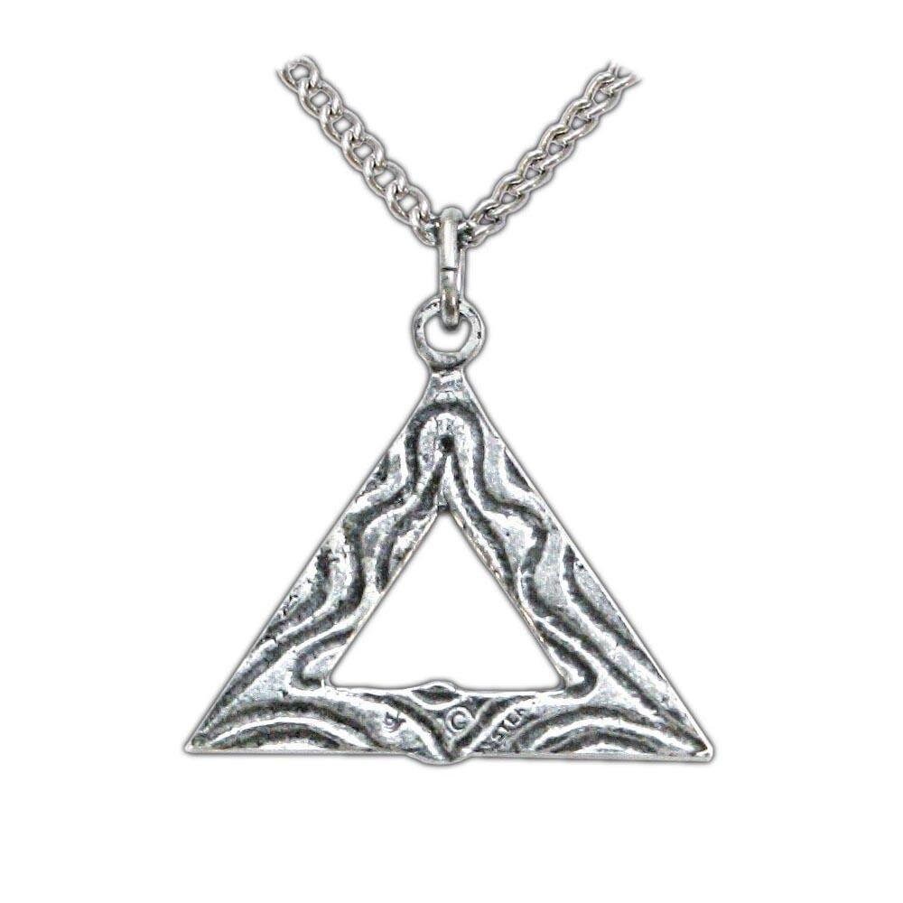 Sterling Silver Pink Society Symbol Pendant Officially - Etsy