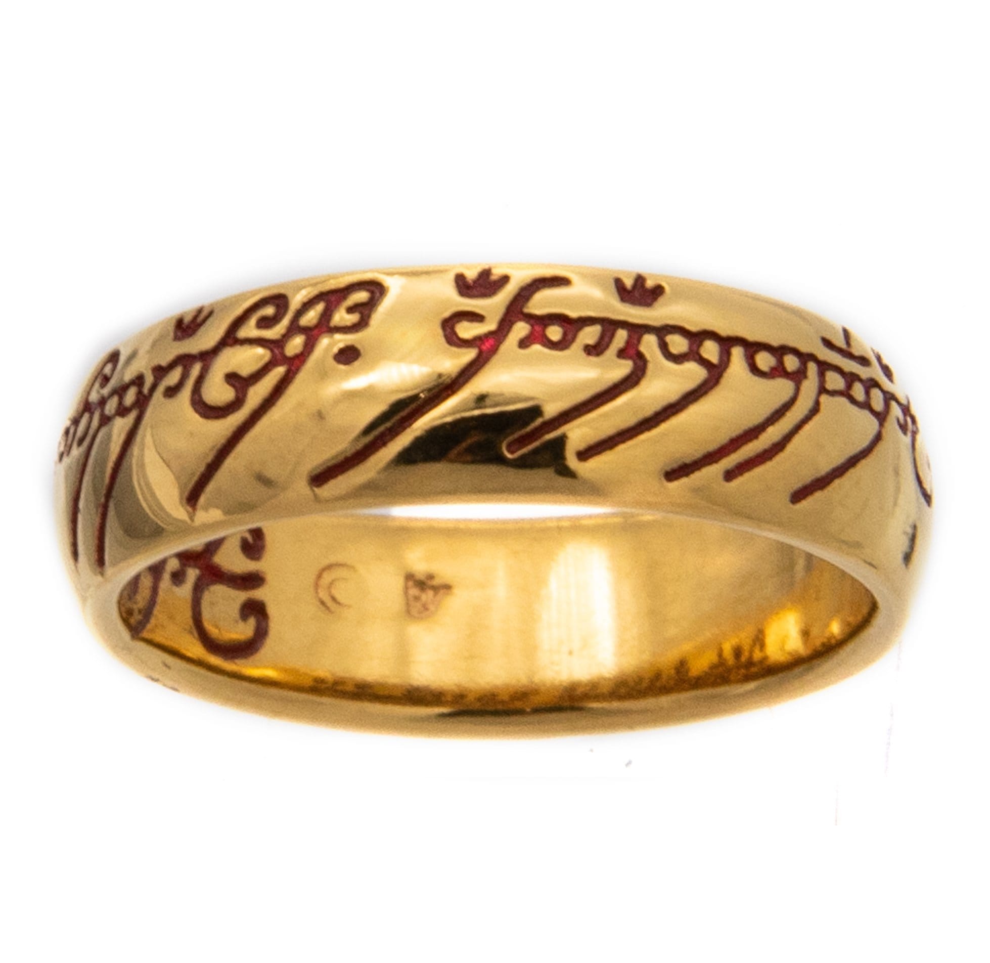 Gollum® Gold the One Ring™ Necklace 24k Gold Plated Bronze - Etsy