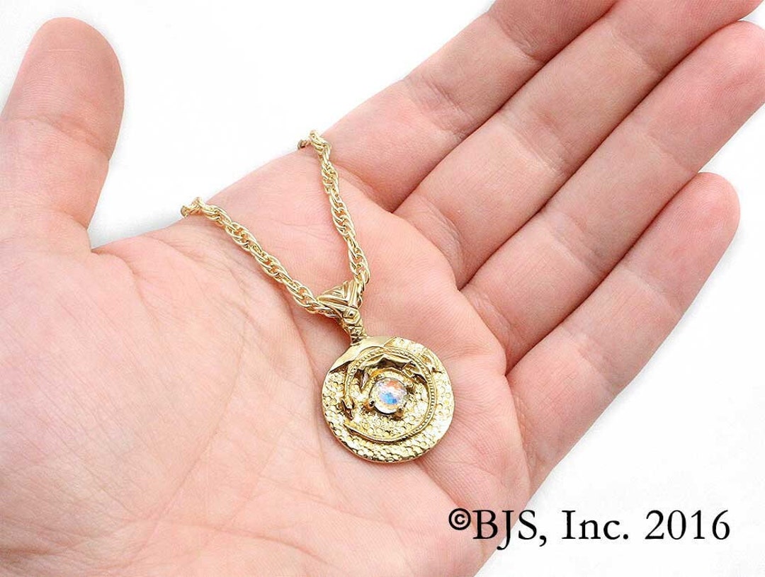 Smaug the Gold Necklace, Officially Licensed the Hobbit Jewelry, Brass ...