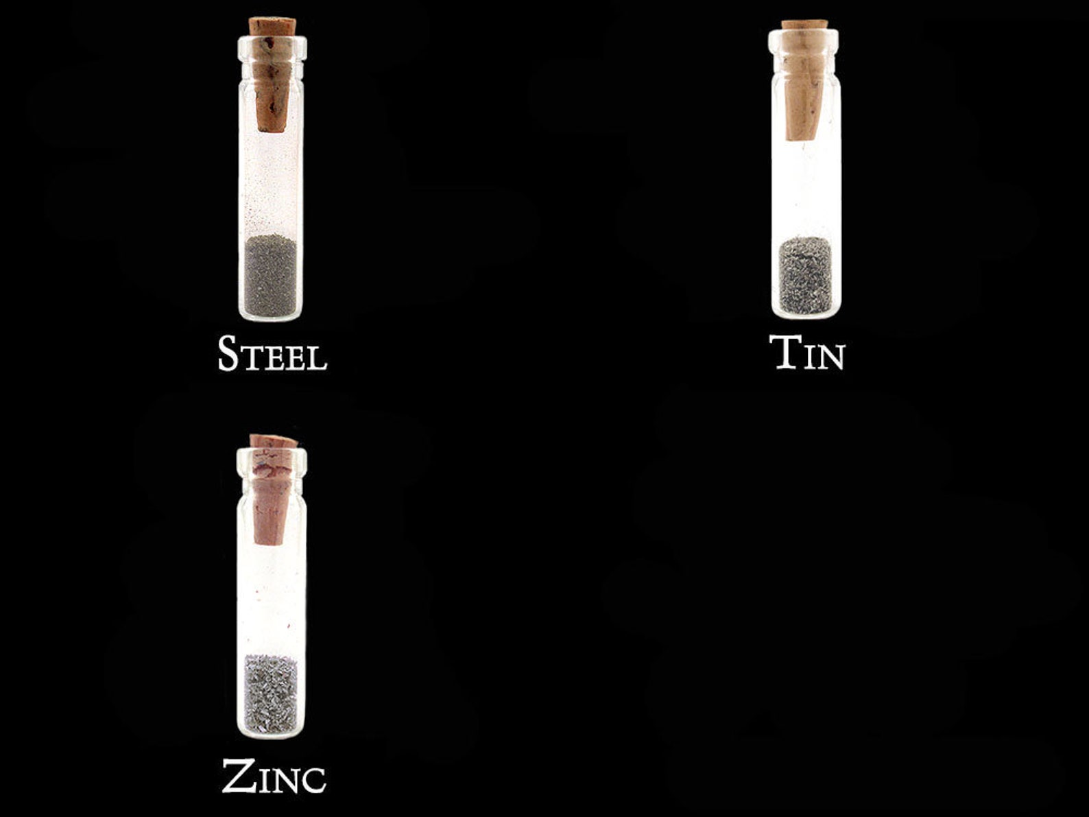 Mistborn Metals Vials Officially Licensed Replica with | Etsy