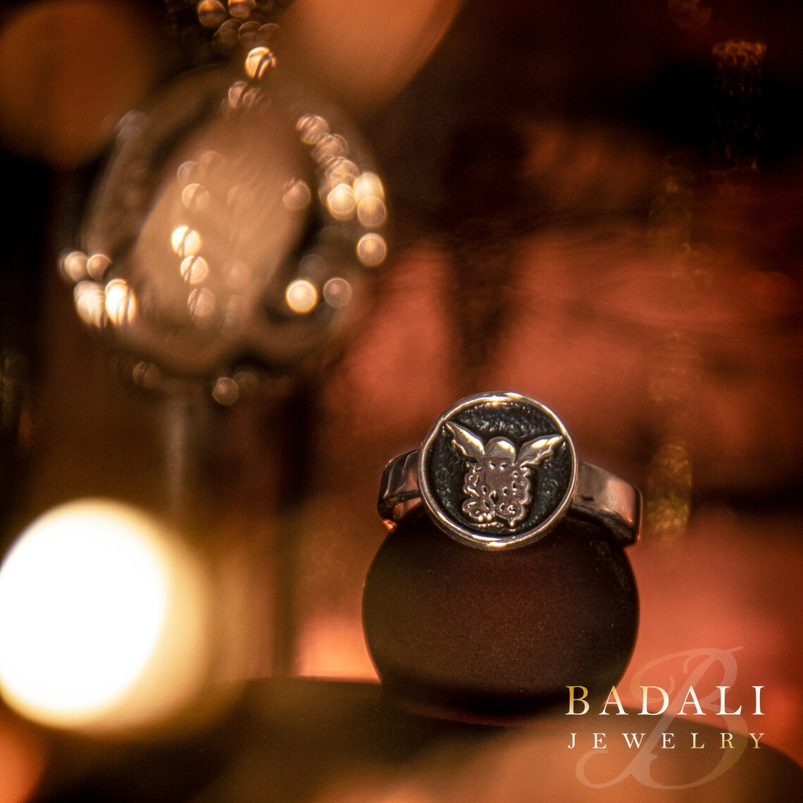 Round Cthulhu Ring HP Lovecraft's Call of Cthulhu - Etsy