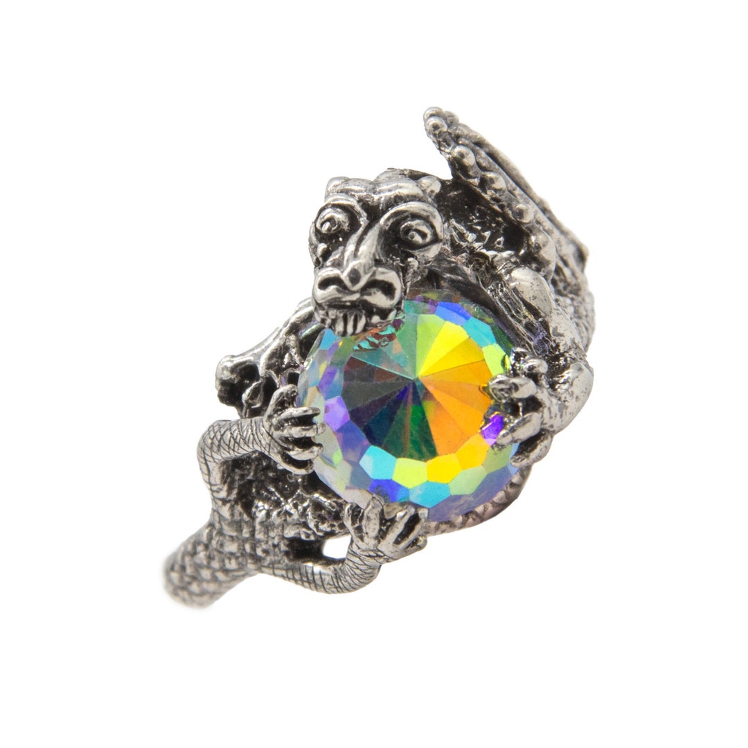 Smaug the Dragon Ring Holding the Arkenstone, Officially Licensed the ...