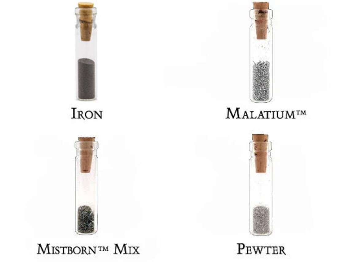Mistborn Metals Vials Officially Licensed Replica With - Etsy