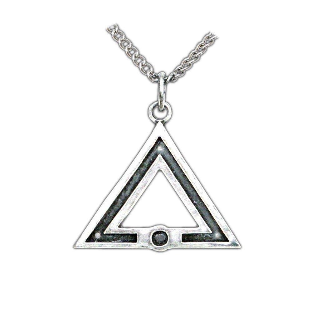 Sterling Silver Pink Society Symbol Pendant Officially - Etsy